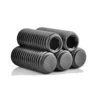 China DIN913 Hexagon Socket Set Screws Flat Point M6-M24 Carbon Steel for sale