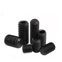 China DIN913 Hexagon Socket Set Screws Flat Point M6-M24 Carbon Steel for sale