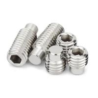 China DIN915 Hexagon Socket Set Screws with Dog Point M6-M24 Stainless Steel for sale
