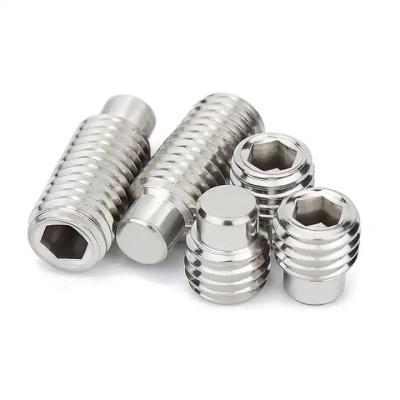 China DIN915 Hexagon Socket Set Screws with Dog Point M6-M24 Stainless Steel for sale