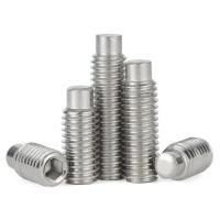 China DIN915 Hexagon Socket Set Screws with Dog Point M6-M24 Stainless Steel for sale