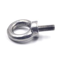 China DIN580 Lifting Eye Bolt Carbon Steel 1.2T Capacity M12 Thread Industrial Rigging Hardware for sale