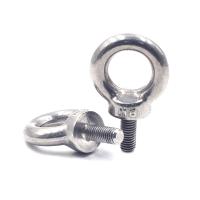 China DIN580 Lifting Eye Bolt Carbon Steel 1.2T Capacity M12 Thread Industrial Rigging Hardware for sale