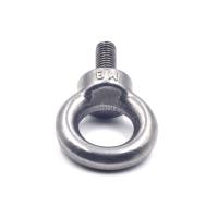 China DIN580 Lifting Eye Bolt Carbon Steel 1.2T Capacity M12 Thread Industrial Rigging Hardware for sale
