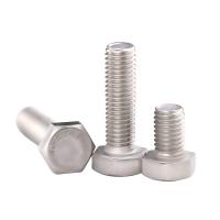 China DIN933 External Hexagon Head Full Threaded Bolts M6 M8 M10 8.8 10.9 12.9 Carbon Steel Stainless Steel for sale