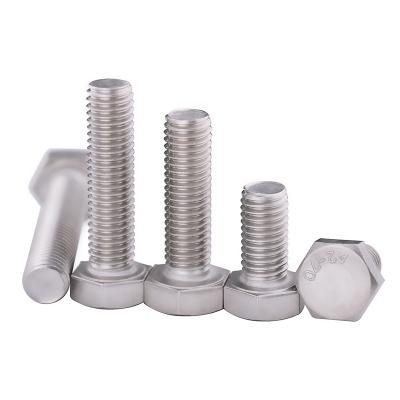 China DIN933 External Hexagon Head Full Threaded Bolts M6 M8 M10 8.8 10.9 12.9 Carbon Steel Stainless Steel for sale