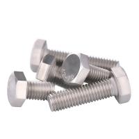 China DIN933 External Hexagon Head Full Threaded Bolts M6 M8 M10 8.8 10.9 12.9 Carbon Steel Stainless Steel for sale