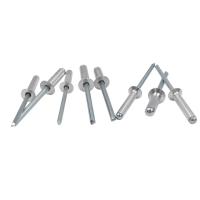 China GB12617 Open End CSK Head Pop Rivets Aluminum Steel Stainless Steel 2.4-5mm Diameter for sale