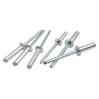 China GB12617 Open End CSK Head Pop Rivets Aluminum Steel Stainless Steel 2.4-5mm Diameter for sale