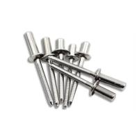 China GB12615 Enclosed Flat Round Head Blind Rivets 4.8mm x 12mm Aluminum Steel for sale
