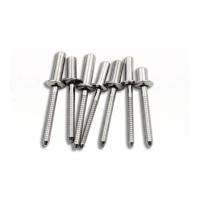 China GB12615 Enclosed Flat Round Head Blind Rivets 4.8mm x 12mm Aluminum Steel for sale