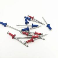 China Colored Structural Aluminum Pop Rivet Dome CSK Head Peel Type Flower Shape Blind Rivet for sale