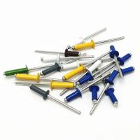 China Colored Structural Aluminum Pop Rivet Dome CSK Head Peel Type Flower Shape Blind Rivet for sale