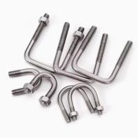 China Carbon Steel Pipe Clamp U-Bolts M6 to M48 Full Threaded for Industrial Use for sale
