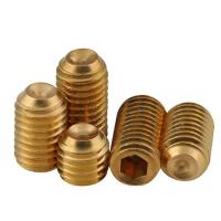 China DIN916 Hex Socket Set Screws Cup Point Stainless Steel M6 M8 M10 for sale