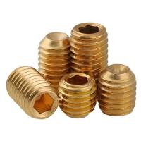 China DIN916 Hex Socket Set Screws Cup Point Stainless Steel M6 M8 M10 for sale
