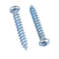 China GB845 Cross Recessed Pan Head Tapping Screws ST2.2-ST6.3 Stainless Steel Self Tapping Screws for sale