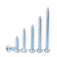 China GB845 Cross Recessed Pan Head Tapping Screws ST2.2-ST6.3 Stainless Steel Self Tapping Screws for sale