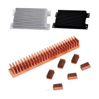 China High -precise processing CNC machine parts for copper brass material water cooled heatsink parts for sale