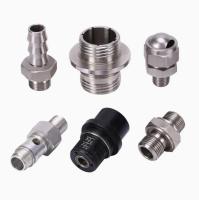 China CNC Turned Precision Components Custom Stainless Steel Brass Copper Aluminum Machining Parts 0.01mm Tolerance for sale