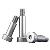 China Stainless Steel 304 316 Wafer Cylindrical Socket Head Shoulder Bolts Half Threaded for sale