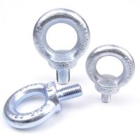 China DIN580 Lifting Eye Bolt Carbon Steel 1.2T Capacity M12 Thread Industrial Rigging Hardware for sale