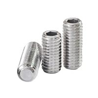 China DIN913 Hexagon Socket Set Screw Flat Point Alloy Steel 45H Grade Metric Thread for sale