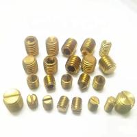 China DIN913 Hexagon Socket Set Screw Flat Point Alloy Steel 45H Grade Metric Thread for sale