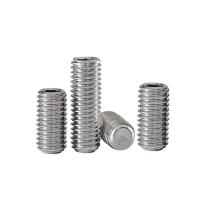 China DIN913 Hexagon Socket Set Screw Flat Point Alloy Steel 45H Grade Metric Thread for sale