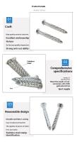 China High Quality Carbon Steel Burst Nail 2.7mm 3.0mm Diameter 19-38mm Length for Concrete Aluminum Alloy for sale