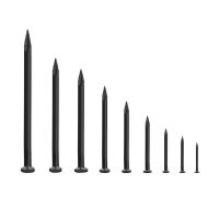 China Blackened cement-coated steel nails for sale