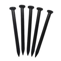 China Blackened cement-coated steel nails for sale