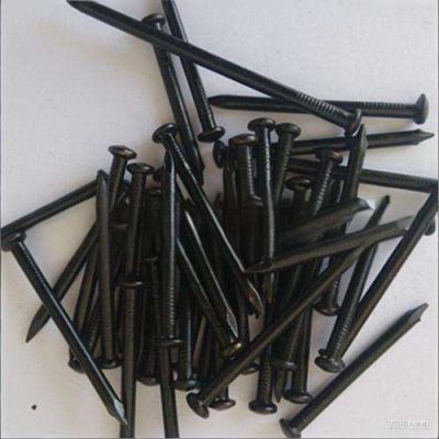 China Blackened cement-coated steel nails for sale