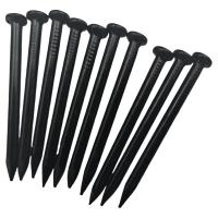 China Blackened cement-coated steel nails for sale