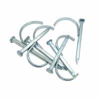 China Carbon Steel Pipe Hook Nails 3.4mm Diameter 50-65mm Length for PPR PVC Pipe Fixing for sale