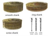 China Coil Nails 2.0-3.7mm Diameter 32-130mm Length Low Carbon Steel for Pallet and Packaging for sale