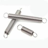 China Custom Cylindrical Helical Tension Spring Music Wire Stainless Steel 500pcs MOQ for sale