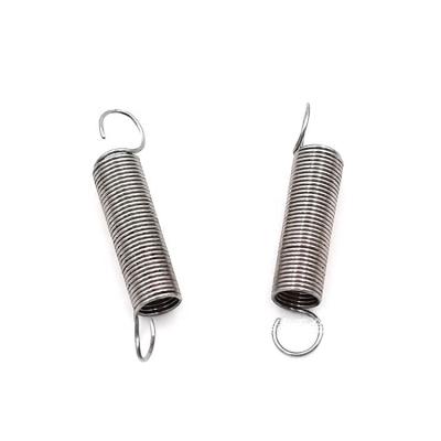 China Custom Cylindrical Helical Tension Spring Music Wire Stainless Steel 500pcs MOQ for sale