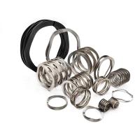 China Custom Circular Wave Spring Canted Coil Spring Stainless Steel OEM 500pcs MOQ for sale