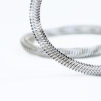 China Custom Circular Wave Spring Canted Coil Spring Stainless Steel OEM 500pcs MOQ for sale