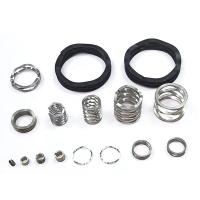 China Custom Circular Wave Spring Canted Coil Spring Stainless Steel OEM 500pcs MOQ for sale