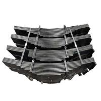 China Leaf Spring 16x90-9 for 2-4 Axle Trailer Suspension 30T Max Payload Steel Plate Spring for sale