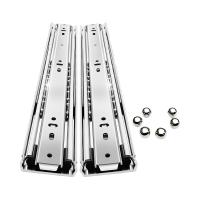 China Stainless Steel Undermount Drawer Slide 45mm Width 12mm Thickness Heavy Duty Soft Closing 10-24 inch for sale