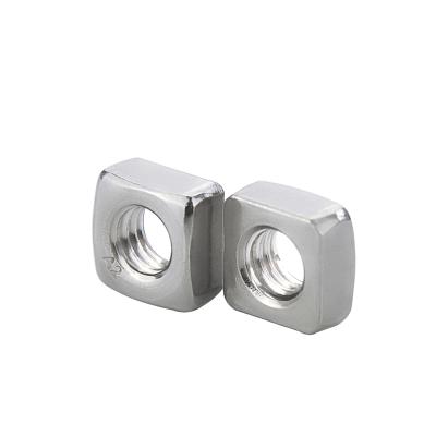 China DIN557 Square Nuts Stainless Steel A2-70 A4-80 M3-M24 Metric Inch Left-Hand Thread Cold Forged for sale