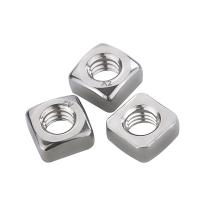 China DIN557 Square Nuts Stainless Steel A2-70 A4-80 M3-M24 Metric Inch Left-Hand Thread Cold Forged for sale