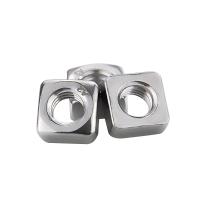 China DIN557 Square Nuts Stainless Steel A2-70 A4-80 M3-M24 Metric Inch Left-Hand Thread Cold Forged for sale