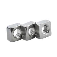 China DIN557 Square Nuts Stainless Steel A2-70 A4-80 M3-M24 Metric Inch Left-Hand Thread Cold Forged for sale