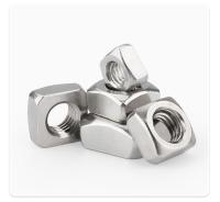 China DIN557 Square Nuts Stainless Steel A2-70 A4-80 M3-M24 Metric Inch Left-Hand Thread Cold Forged for sale