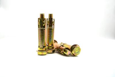 China Yellow zinc plated Raut bolt anchor( Expand bolts) for sale