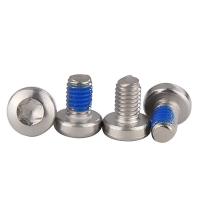 China Pan head Torx slot full threaded nylon glue patched machine screws for sale